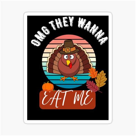 Omg They Wanna Eat Me Sticker For Sale By Urgalaxy Redbubble