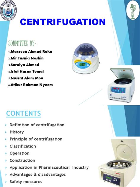 Centrifugation 151029170742 Lva1 App6892 Pdf Centrifuge