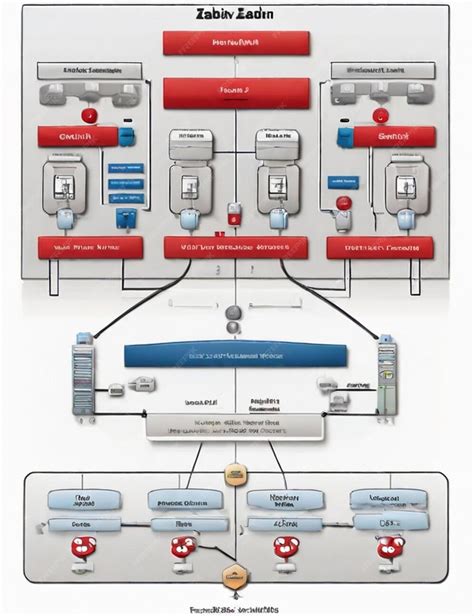 Premium Photo I Want Diagram Zabbix And Infrastructure