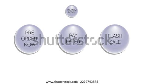 Shop Now Pay Later Button Illustration Stock Vector Royalty Free 2299743875 Shutterstock