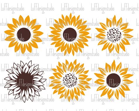 Sunflower Bundle Svg High Quality Perfect For Your Design
