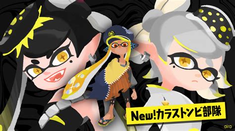 Safebooru 3girls Absurdres Agent 3 Splatoon Arms At Sides Black