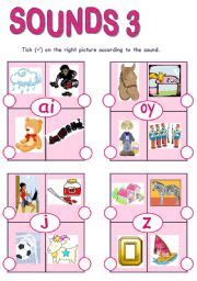 Sounds 3 3 Esl Worksheet By Pixydust