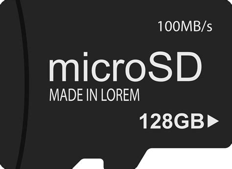 Micro Sd Card Clipart Design Illustration 9397969 Png