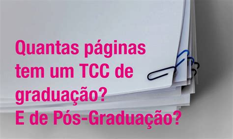 Quantas páginas tem um TCC Monografia ou Artigo Científico Aluno