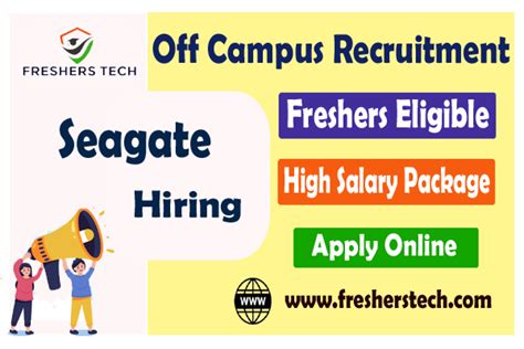 seagate technology internship opportunity for freshers 2024 hiring