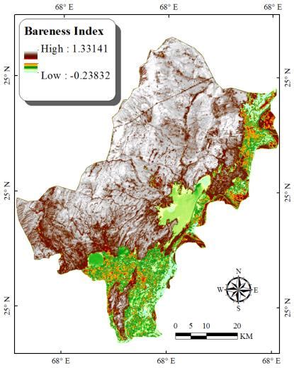 Bareness Index Showing Bare Land Download Scientific Diagram