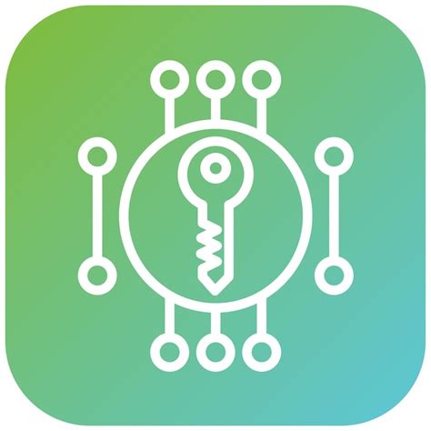 Premium Vector Vector Design Private Key Encryption Icon Style