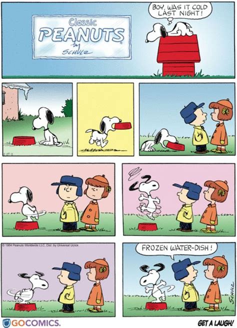Peanuts By Charles Schulz February 23 1964 Via GoComics Snoopy