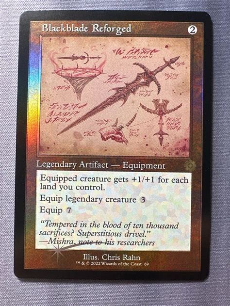 Blackblade Reforged FOIL 69 Retro Frame Artifacts Kaufen Auf Ricardo