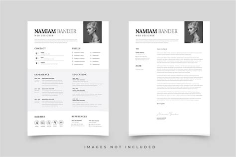 Premium Vector Resume Templates