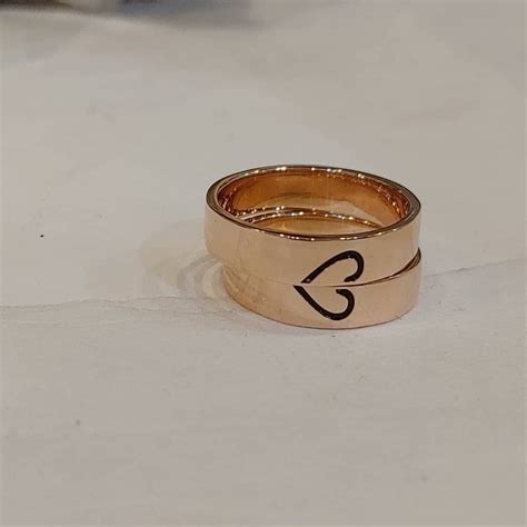 반지대학 범계캠퍼스 커플이면 커플 티를 내야지ㅋ 반지에 하트♥️ 커플반지 커플링 반지만들기