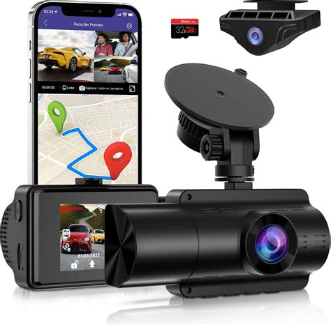 Dashcam Auto Vorne Und Hinten Zamufo 4K Dash Cam 3 Lens Mit WiFi GPS