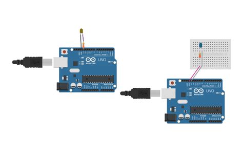 Circuit Design Practica 1 Encender Led Intermitente Blink Tinkercad