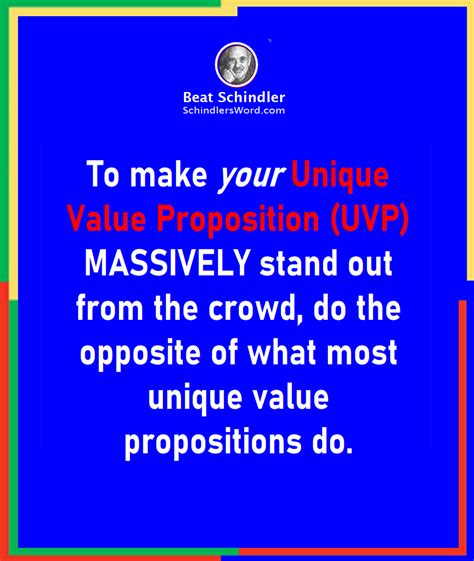 To Make Your Unique Value Proposition Uvp Massively Stand Out From