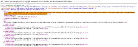 how wayback machine and a sitemap file was used to factcheck dominic