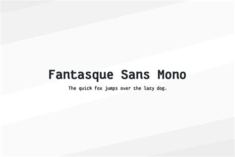 Fantasque Sans Mono Font Download Free