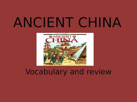 Pptx Ancient China Powerpoint Voc Pdfslidenet