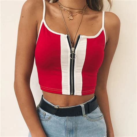New Arrival Female Crop Top Vest Off Shoulder Sexy Women Strappy