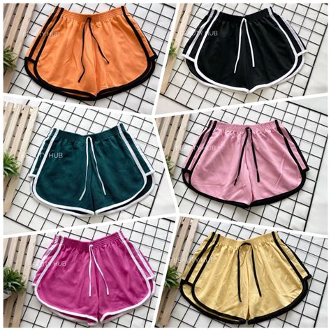 [501] กางเกงขาสั้นสายฝอ🔥ทรงสปอร์ต 3 แถบ ทรงสวย ใส่สบาย Shopee Thailand