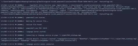 Extension Does Not Load WindowsPowerShell 5 1 Issue 4442