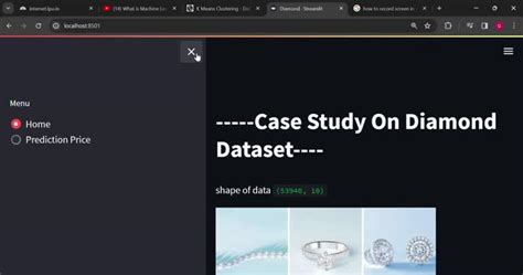 Video New Project On Diamond Price Prediction Using Randomforest