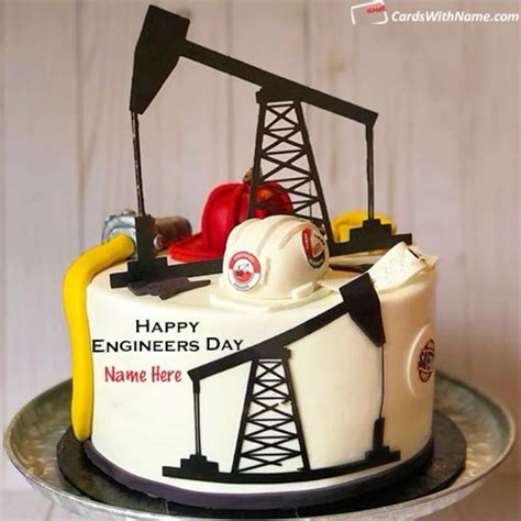 Create Awesome Personalized Greetings For Engineers Day Photo Cake With