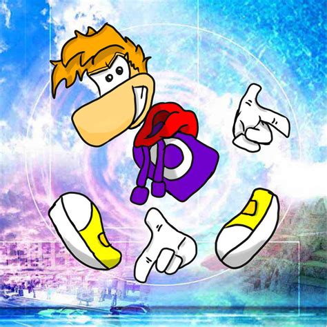 Rayman Sonic Adventure Pose By Crobin1608 On Deviantart