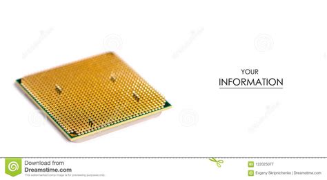 Computer Processor Electronic Pattern Stock Image Image Of Chip