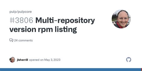 Multi Repository Version Rpm Listing Issue 3806 Pulp Pulpcore GitHub