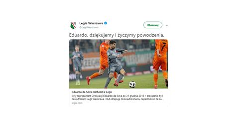 Eduardo Odchodzi Z Legii Warszawa Footroll