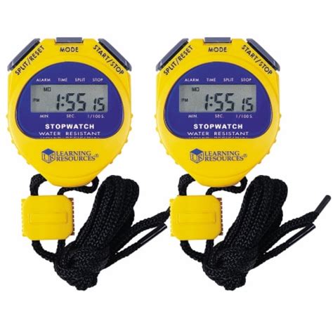 Learning Resources Big Digit Stopwatch Pack Of Stopwatches Kroger