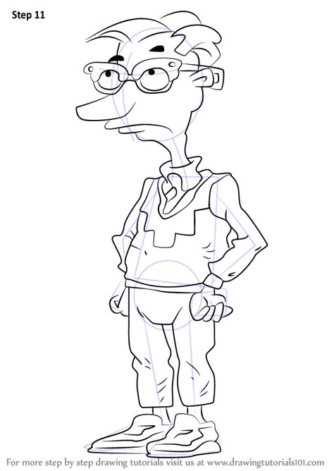 How To Draw Drew Pickles From Rugrats Rugrats Step By Step DrawingTutorials
