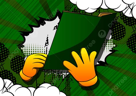 本を持っているベクトル漫画の手イラスト 読者 物語 クリップ背景画像素材無料ダウンロード Pngtree