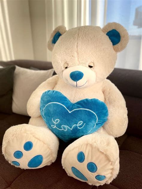 Riesen Teddy Mit Herz Kaufen Auf Ricardo