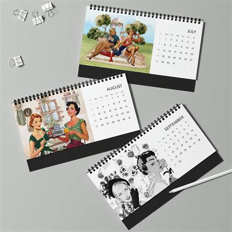 Vintage Collage Sapphic Lesbian Wlw Retro Pin Up Girls Art Desktop