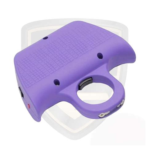 Knuckles Stun Gun Ring Purple Free Shipping Warranty