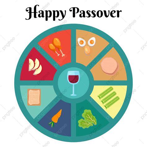 Happy Passover Vector Hd Images Hand Painted Colorful Happy Passover