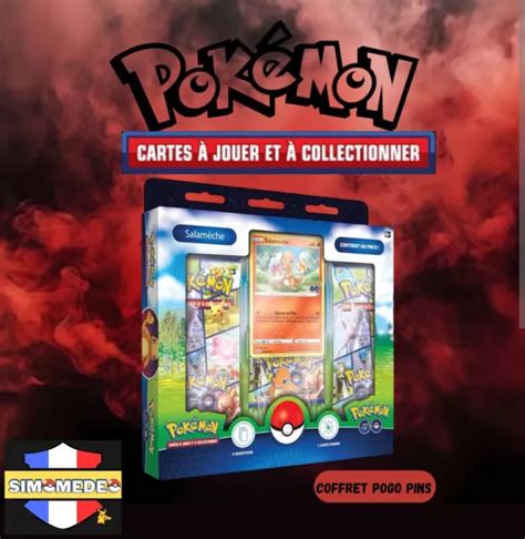 POKÉMON COFFRET Collection avec pin s EB10 5 Pokémon GO Salameche