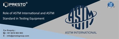 Astm International And Astm Standard In Testing Equipment