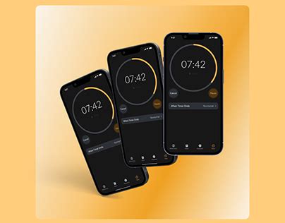 Countdown Timer App Interaction Design Projects Photos Videos Logos Illustrations And