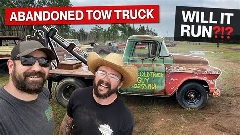 1956 Chevrolet Texas Tow Truck Abandoned For Years Will It Run Again