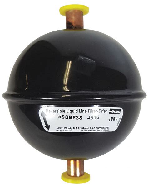 Parker Bi Flow Filter Dryer Liquid Line Sweat Odf Connection 3 8