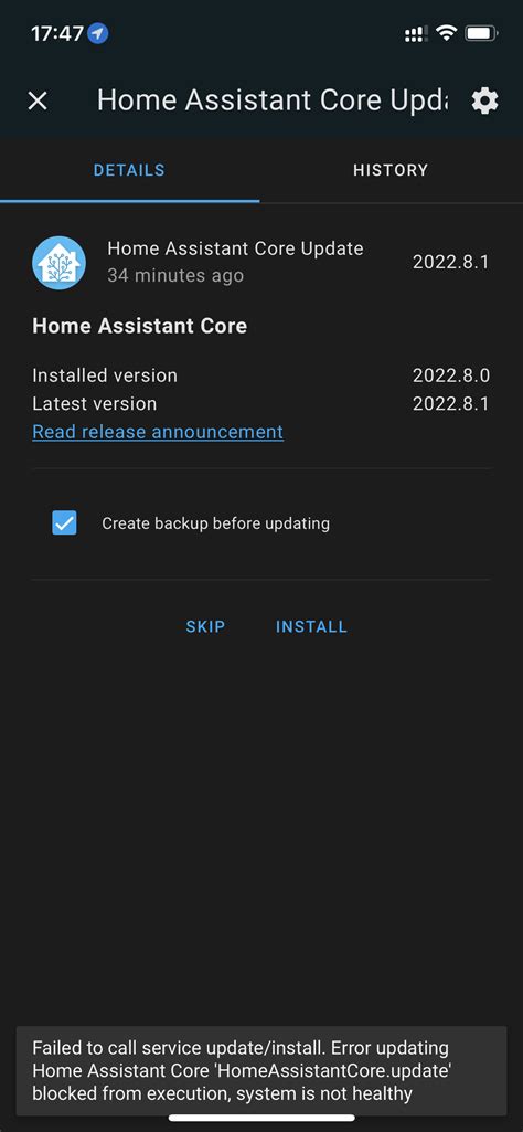 Cant Update New To Ha Home Assistant Os Home Assistant Community