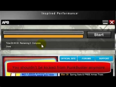 APB Reloaded Kicked By PunkBuster FIX Steam YouTube