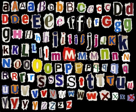 Newspaper Alphabet Stock Illustrations 8 481 Newspaper Alphabet Stock