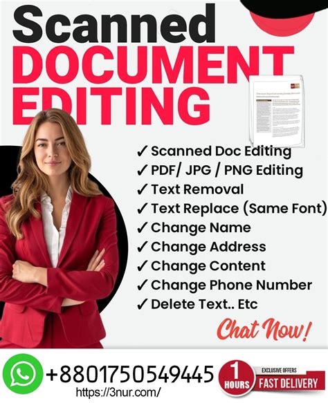 Scanned Document Editing