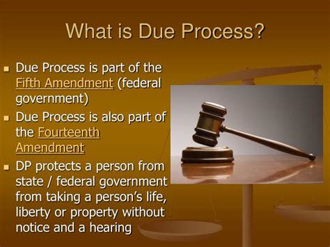 Ppt Due Process Powerpoint Presentation Id 2714717