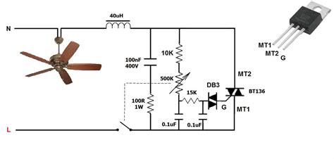 A Circuit Diagram For Controlling Fans