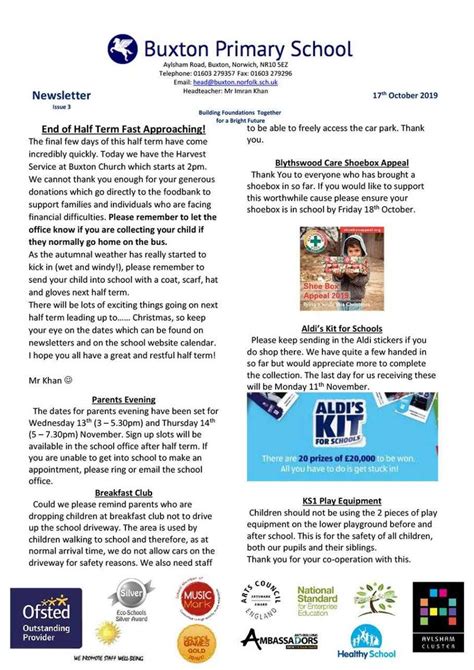 Buxton Primary School Profile 2023